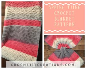 Spring Fling Crochet Blanket Pattern - Crochet It Creations